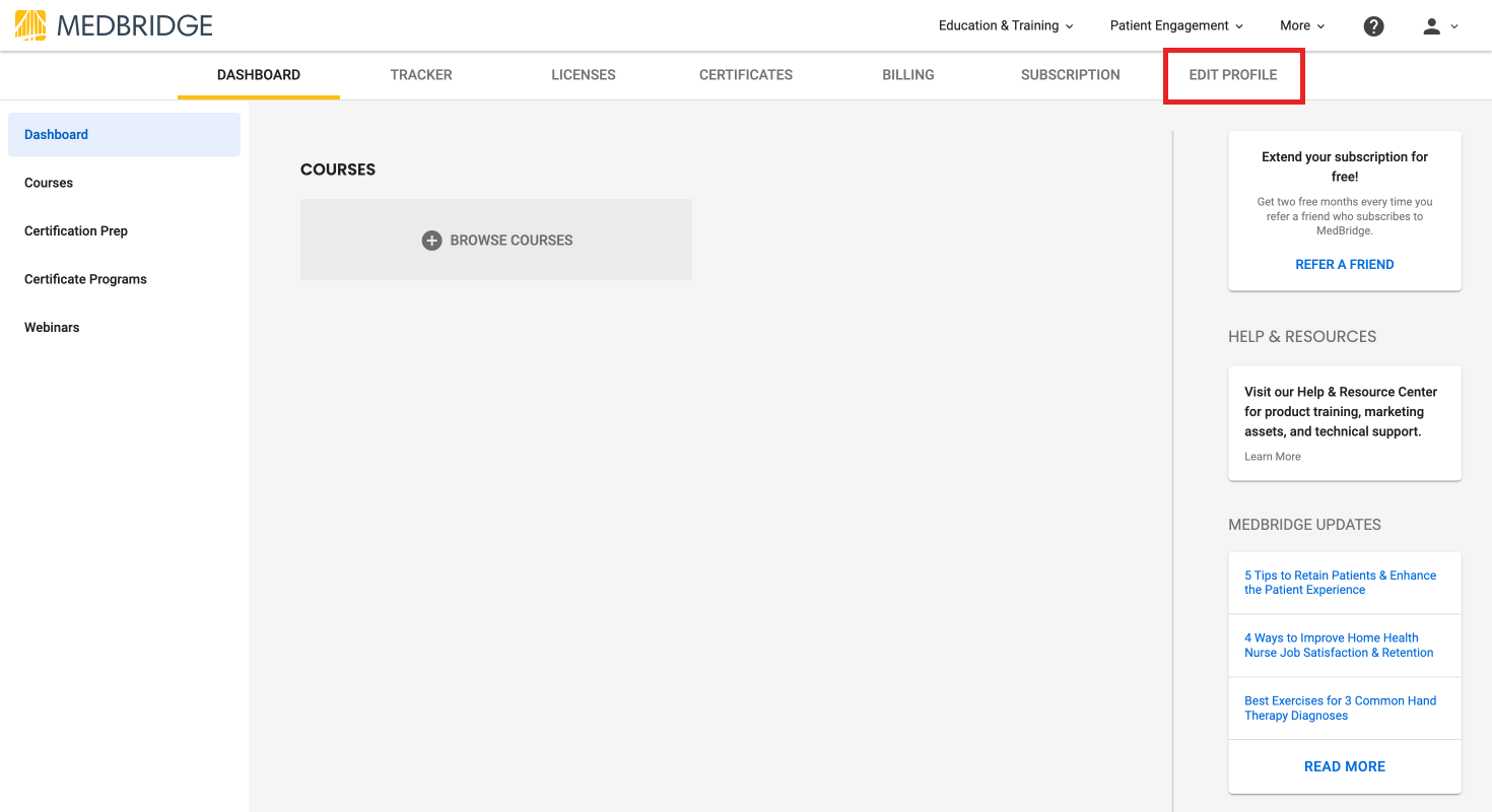How do I change my email? – Medbridge Help Center