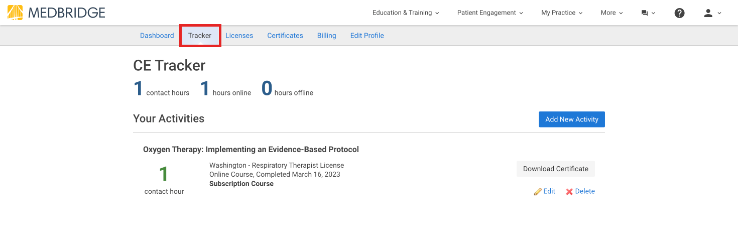 How do I download a certificate? – Medbridge Help Center