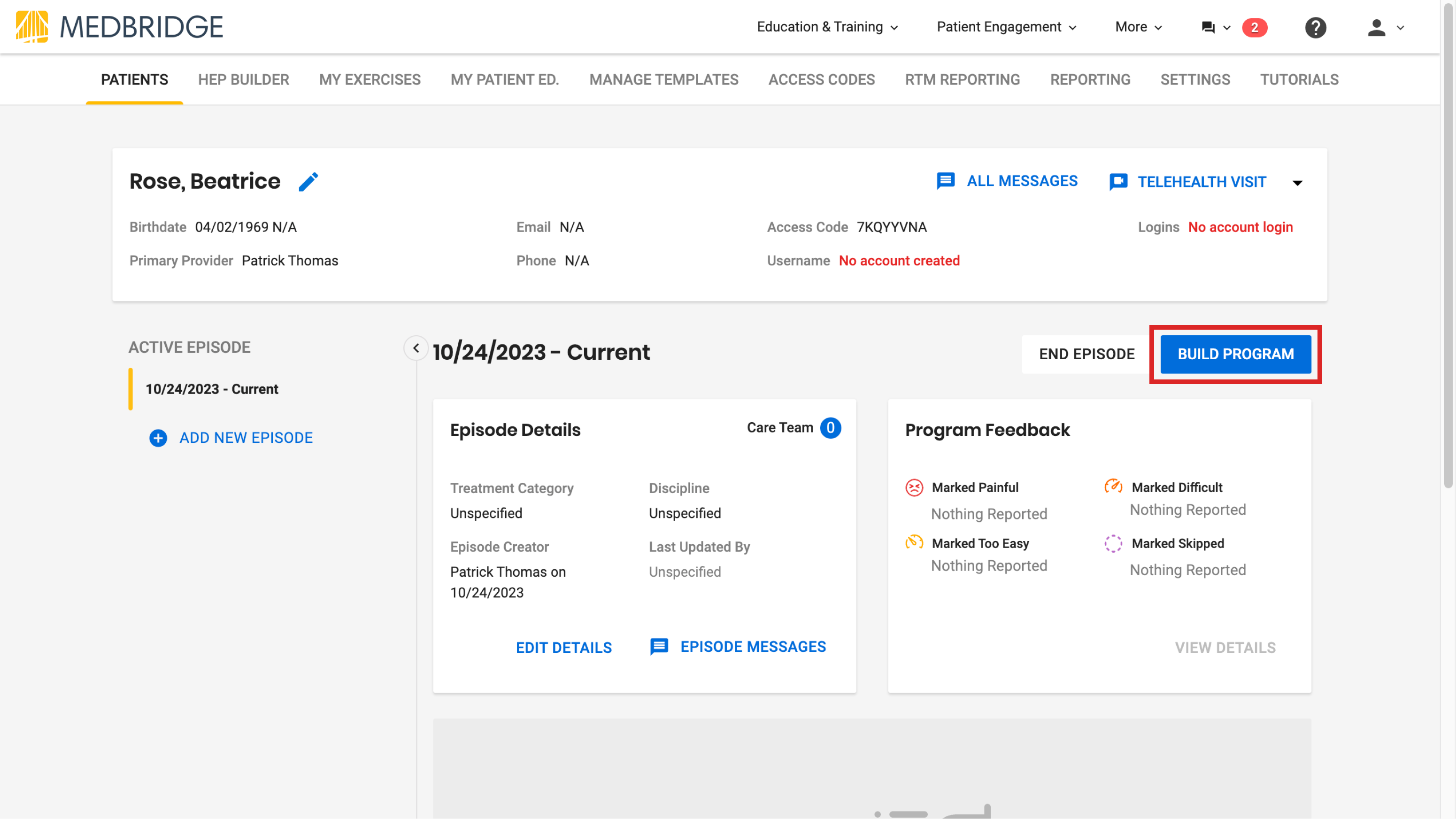 Medbridge and NetHealth Therapy Integration – MedBridge Help Center