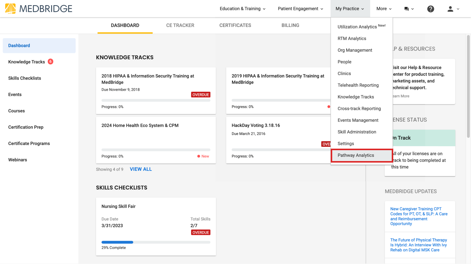 How do I monitor my staff's utilization of Pathways? – MedBridge Help ...