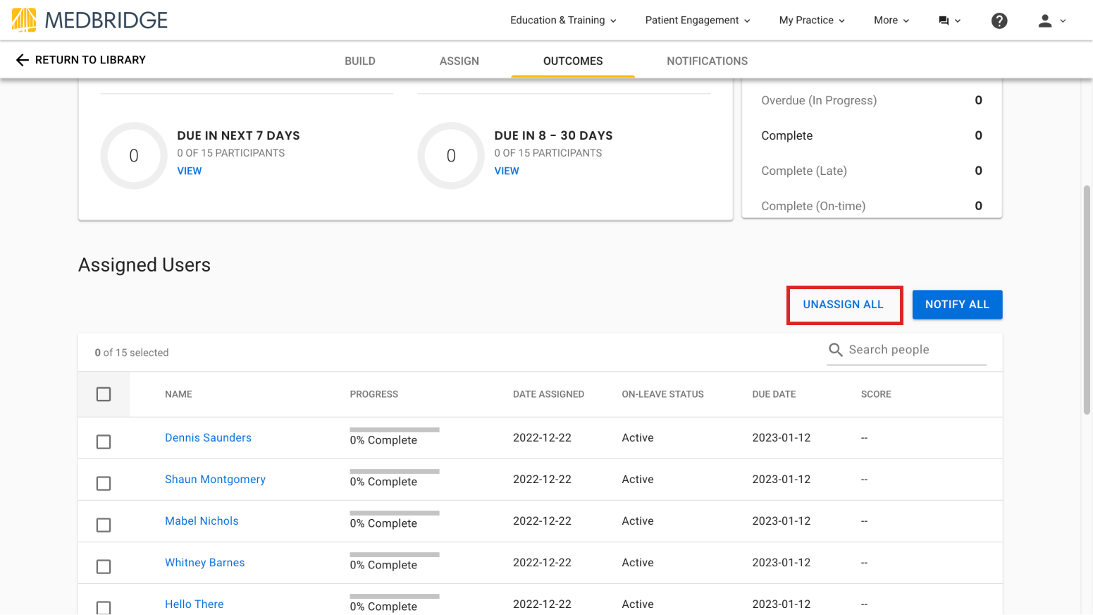How to unassign or unpublish a Knowledge Track? – MedBridge Help Center