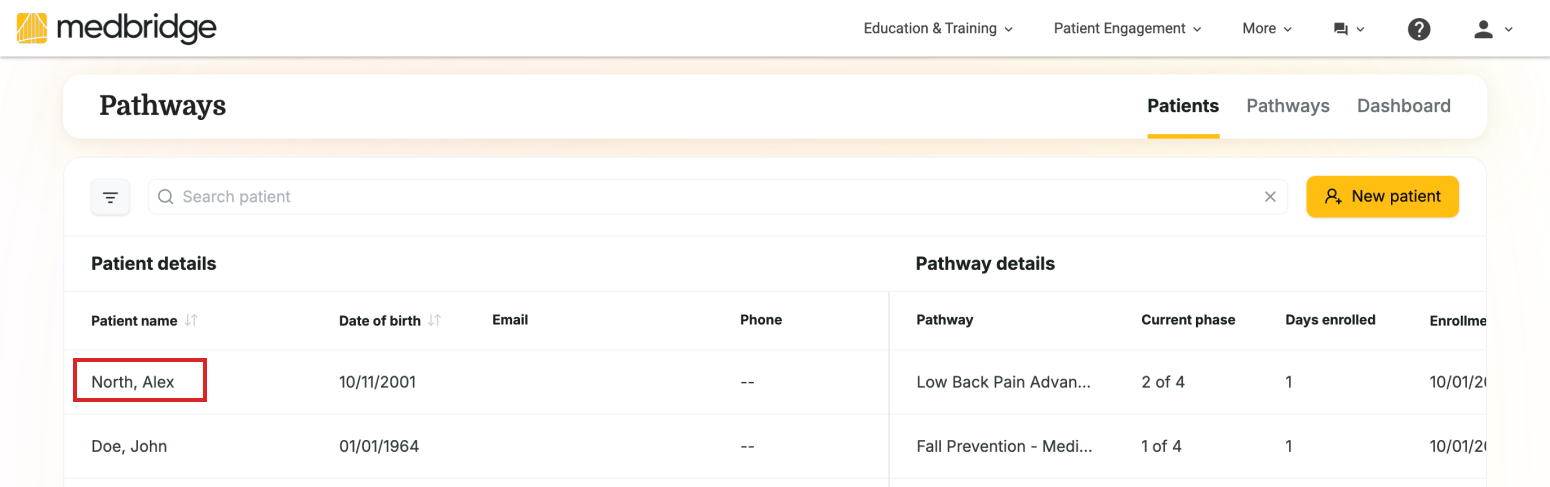 How do I review Pathways progress from the Patient Record? – MedBridge ...