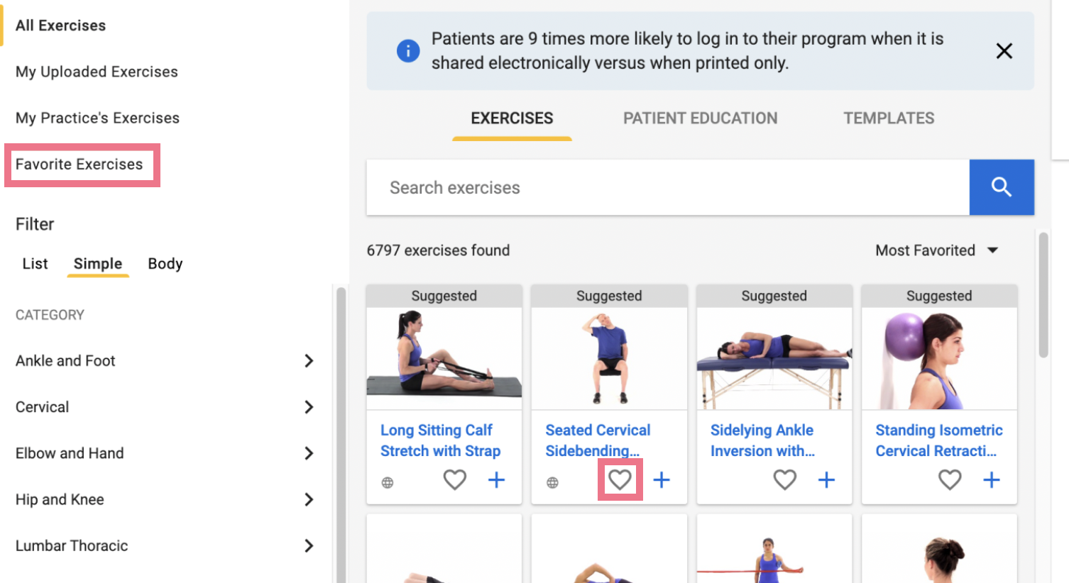 How do I create/edit and share a Home Exercise Program (HEP ...