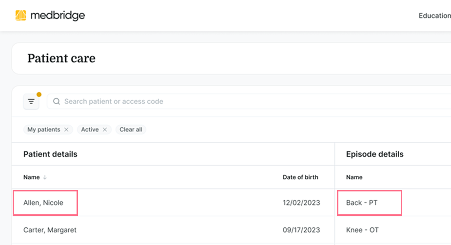 How do I share, resend, and document an HEP program? – Medbridge Help ...