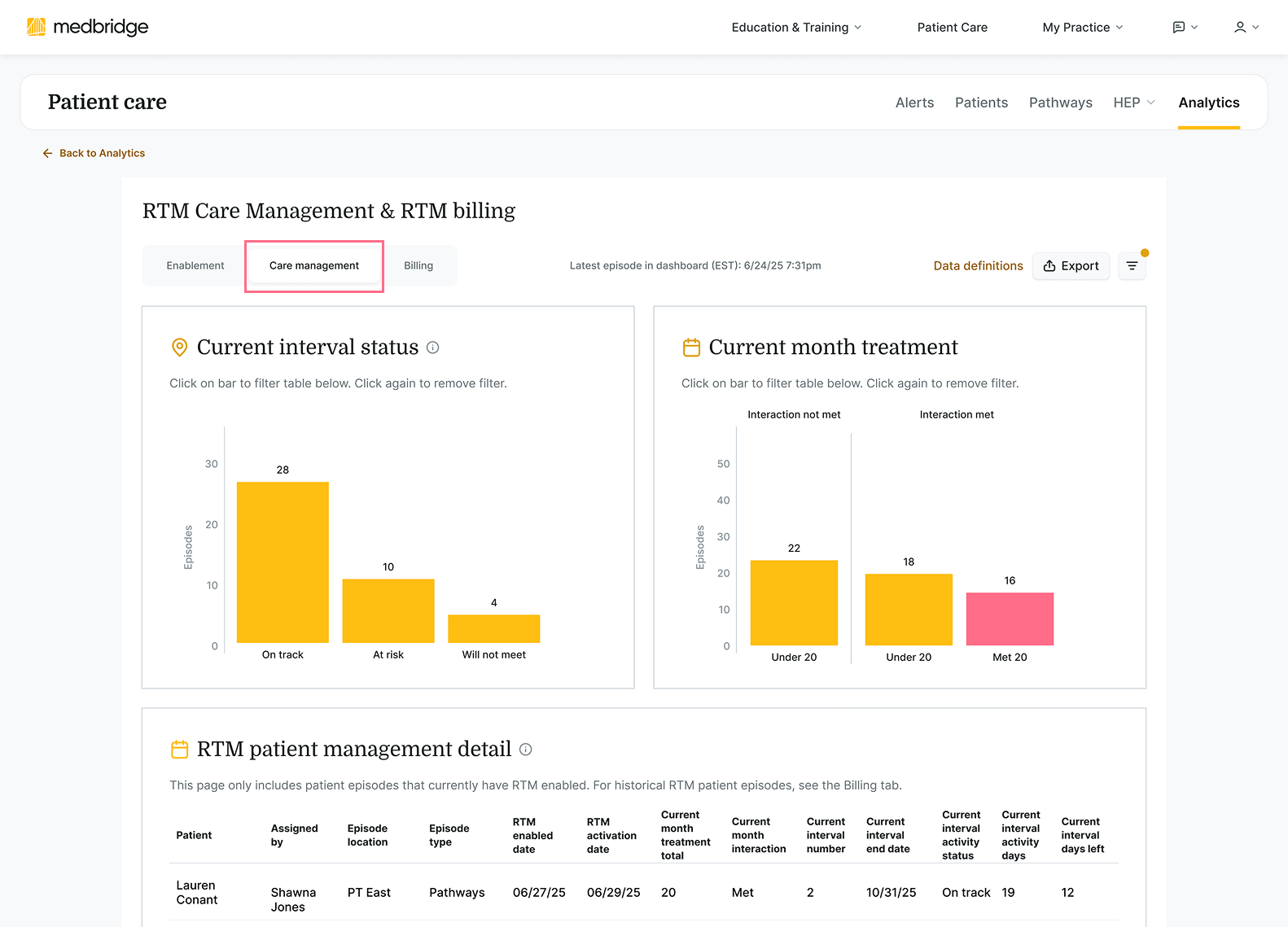 What’s New with RTM in Medbridge Care – Medbridge Help Center