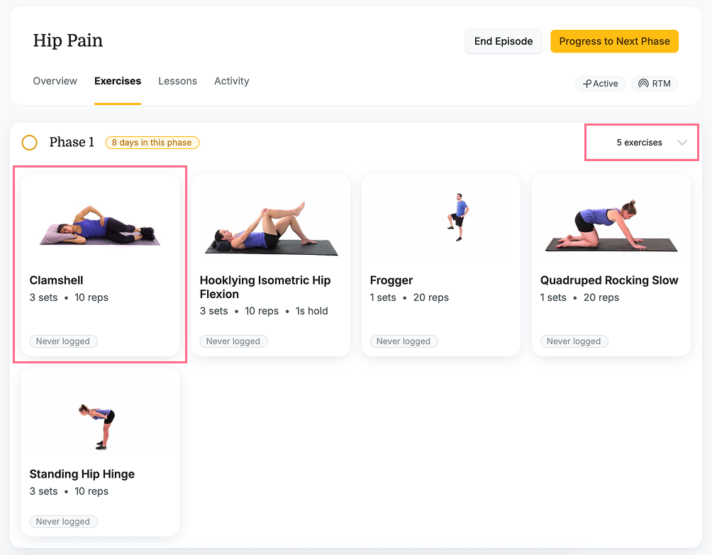 How do I swap exercises in my patient's Pathways episode? – Medbridge ...