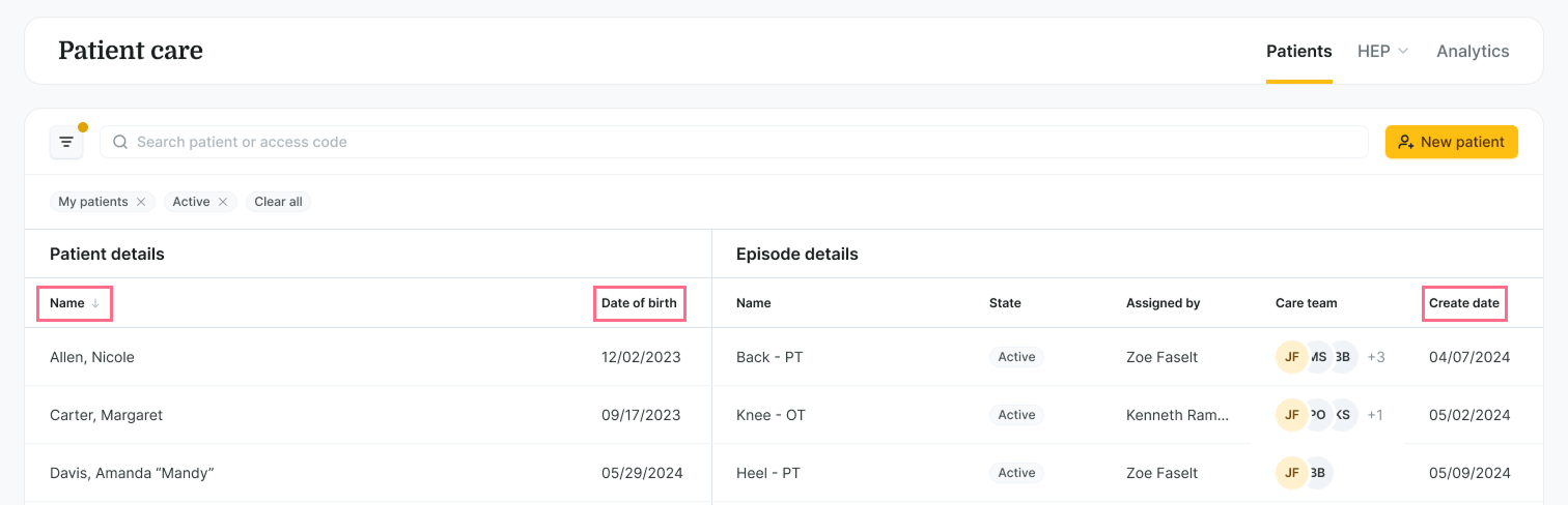 How do I navigate the patient list and find Pathways patients ...