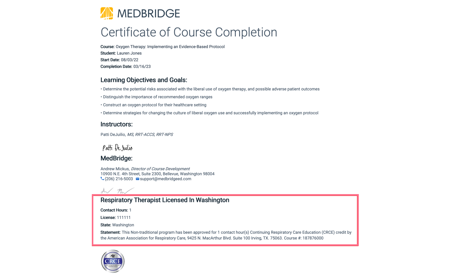 How do I download a certificate? – Medbridge Help Center