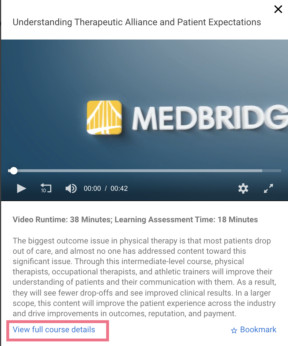 How to get started with Medbridge courses? – Medbridge Help Center